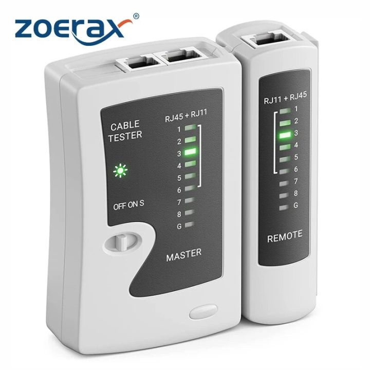 ZoeRax RJ45 Network Cable Tester Ethernet Tester Tool for RJ45 LAN ...