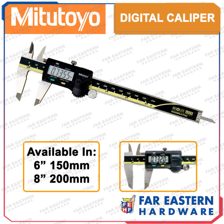 MITUTOYO Digital Digimatic Caliper 6" 150mm | 8" 200mm Made in Japan ...
