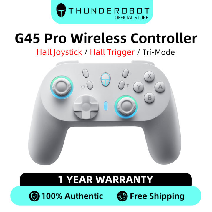 Thunderobot G45 Pro Gamepad Hall linear trigger Tri-Mode Wired 2.4G ... Thunderobot G45 Pro Gamepad Hall linear trigger Tri-Mode Wired 2.4G ...