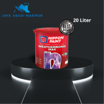 Nippon Paint Weatherbond Max 20 Liter / Cat Ultra Premium Tembok ...