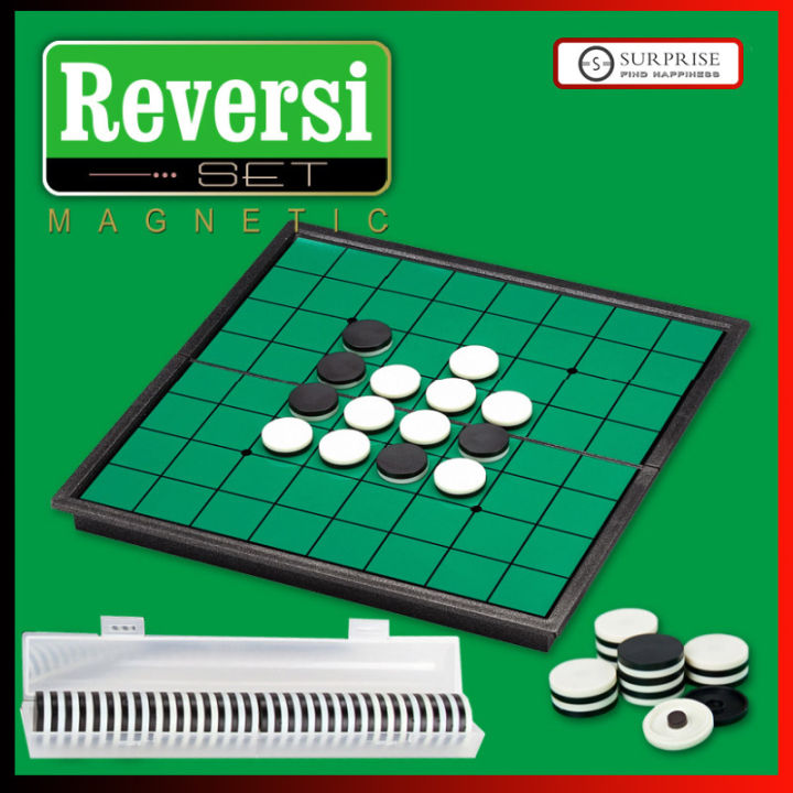 【Ready Stock】Board Game Magnetic Portable Folding Reversi Othello Chess ...