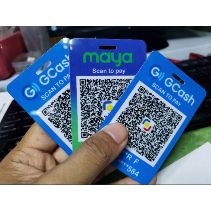 COD GCashMaya Scan to Pay | ID Card | PVC | Lazada PH