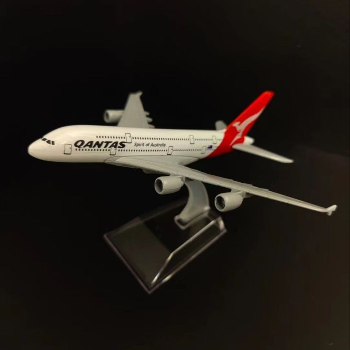 Scale 1:400 Metal Aircraft Model, Qantas A380 Airplane Diecast Plane ...