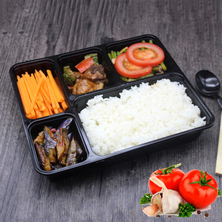 150 PCS BENTO BOX 5 DIVISION ( 1 BOX ) | Lazada PH