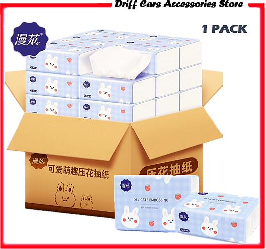 【Four Layers Thick】Car Paper Towel Pouch Portable Paper | Lazada