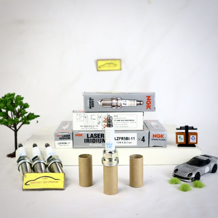 BUSI MOBIL NGK LASER IRIDIUM LZFR5BI-11 SPARK PLUG MIRAGE XPANDER ...
