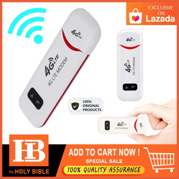 Pocket Wifi Modem 4G LTE Router 150 Mbps USB เชื่อมต่อได้ 10 เครื่อง ...