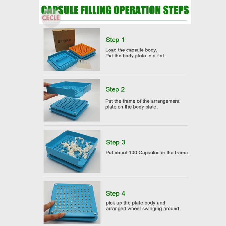 Capsule Filling Kit Capsule Filling Tool Kit - Complete Set For Making ...