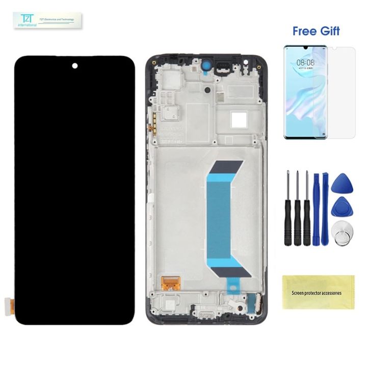 [ With Frame ] Super Amoled for Redmi Note 12 4G 5G / Poco X5 LCD ...