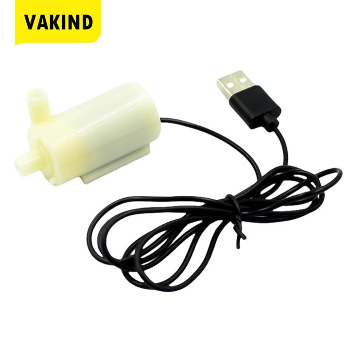 DC 3V 5V Mini Water Pump with Flexible Tubing Portable Submersible ...