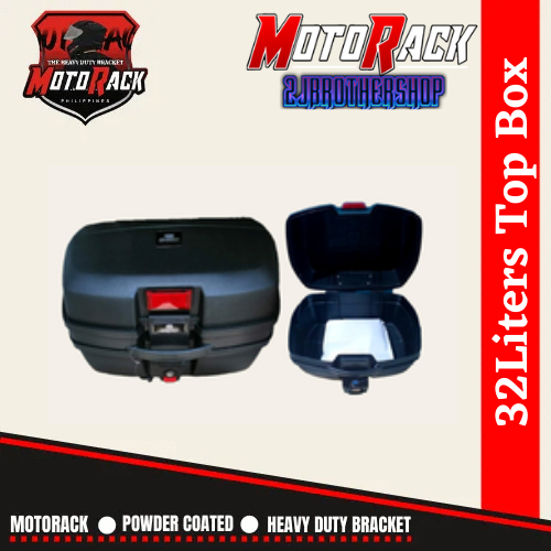 32 liters top box motorcycle top box 32LITERS motobox | Lazada PH