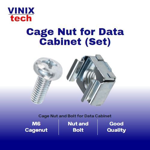 Cage Nut and Bolt Set For Data Cabinet (M6) | Lazada PH