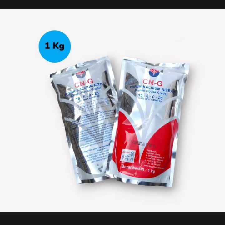 PUPUK CNG CN-G KALSIUM NITRAT PAK TANI C-NG KEMASAN PABRIK 1 KG | Lazada Indonesia