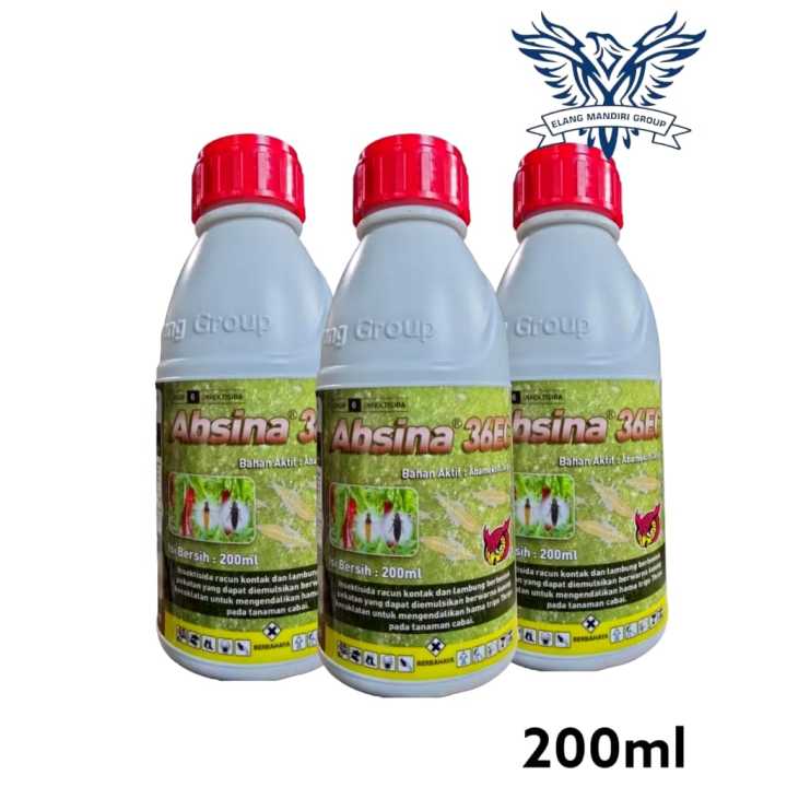 Absina 36ec200ml Abamektin 36 ec Insektisida Efektif Atasi Hama Tanaman ...