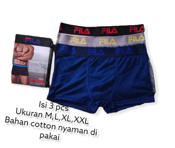 Paket 3 PCS Celana Dalam Pria Celana Dalam Laki Laki Sempak Boxer Pria ...