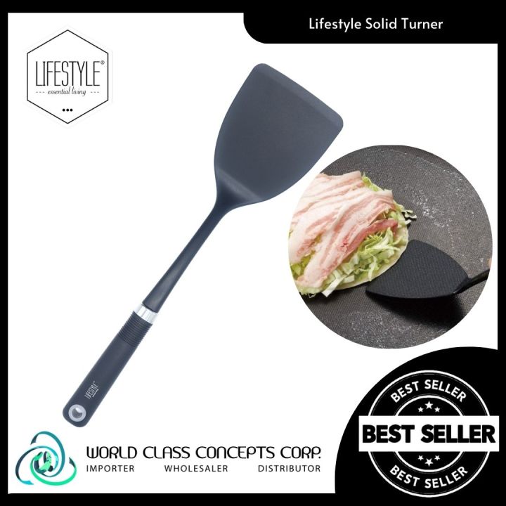 Lifestyle Nylon Solid Turner Kitchen Utensils Heat Resistance Multi ...