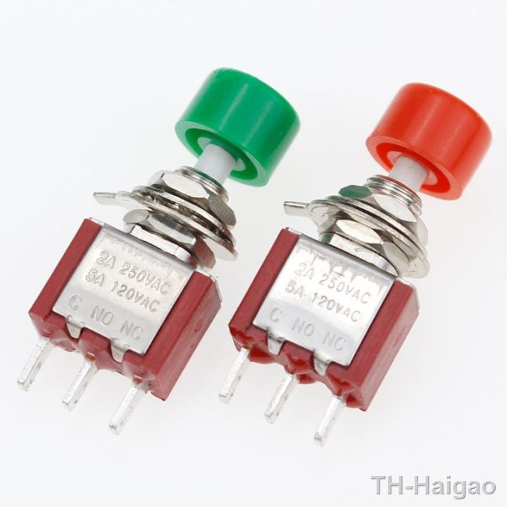 5Pcs 3Pin C-NO-NC 6mm Mini Momentary Automatic return Push Button ...