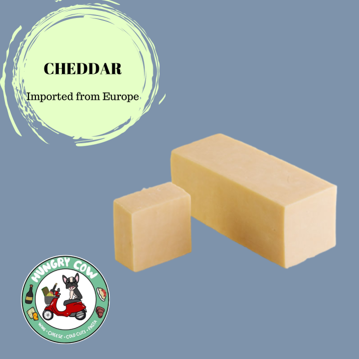 Cheddar Cheese - Imported from Europe (+/-) 60g, 125g, 250g | Lazada PH