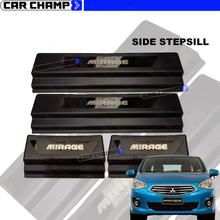 Mitsubishi Mirage G4/Hatchback 2016 to 2024 Side Stepsill with MIRAGE ...