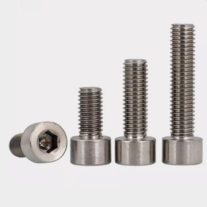 TA2 Titanium Internal Hexagonal Screw Cylindrical Head Bolt Cup Head ...