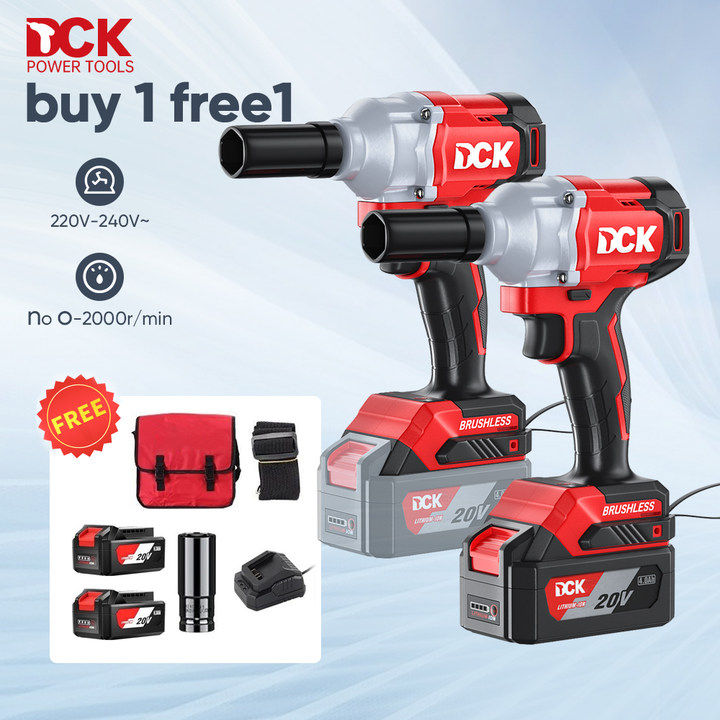 【buy 1 free1】DCK by DCA KDPB298 TYPE BM Professional Cordless Impact Wrench Brushless Motor for ...