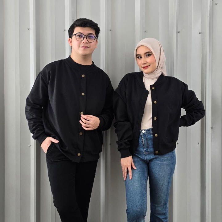 ( isi 2 pcs ) jaket couple pasangan terbaru 2025 / jaket pasangan pacar ...