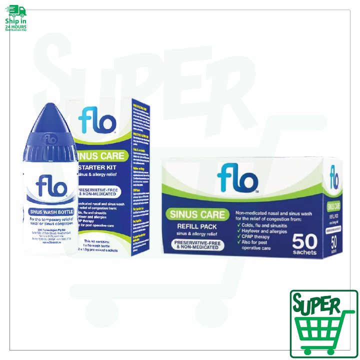Flo Sinus Starter kit / Refill 50sachets | Lazada