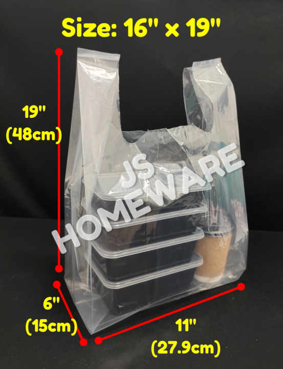 PE Singlet Bag / PE Semi Clear Plastic Bag / Semi Transparent Bag / Plastik Lutsinar (Ready ...