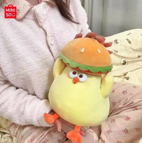 MINISO Dundun Series Chicken Plush Toy, Mushroom , Vegetable , Fruit ...