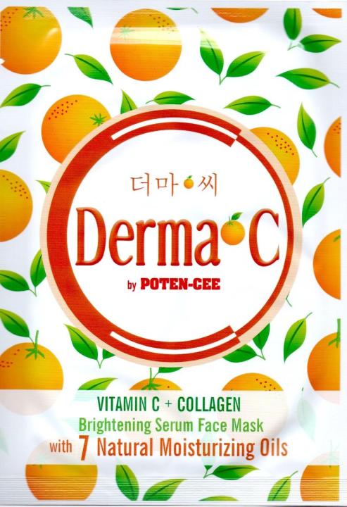 Derma-C by Potencee Vitamin C + Collagen Face Mask (23g) | Lazada PH