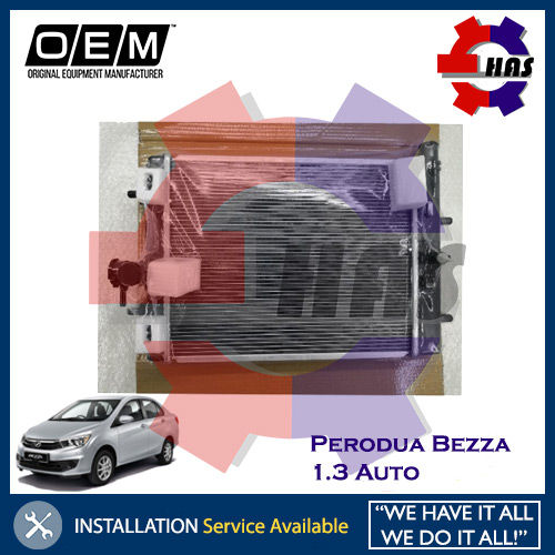 Radiator Perodua Bezza 1.3 Auto Tangki Air Kereta Ketebalan PA16 | Lazada
