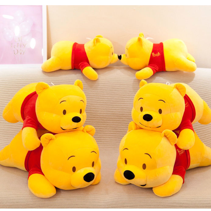 Boneka Winnie The Pooh Lay Soft Lucu Ukuran 35 Cm / Boneka Viral ...