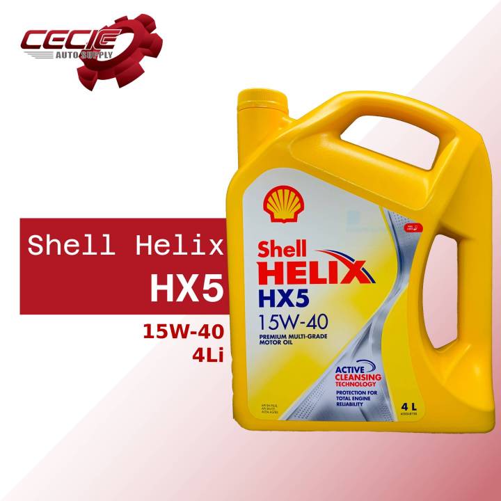 Shell Helix HX5 SN Plus 15W40 Premium Multi Grade Motor Oil 4L | Lazada PH