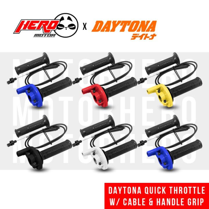 Daytona Quick Throttle with Cable Handle Grip Universal Made in ...