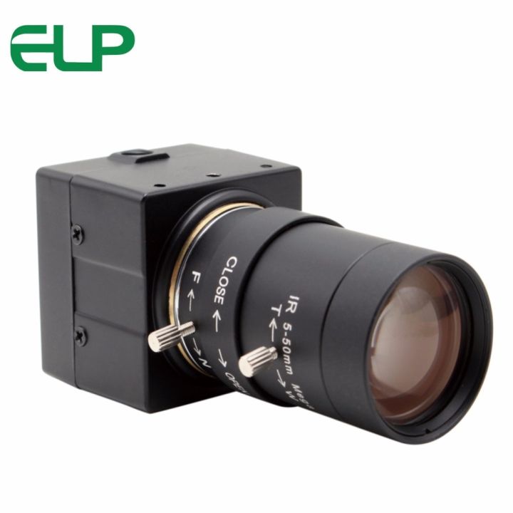 ELP 1280*720 HD USB Webcam 5-50mm Varifocal Lens OV9712 CMOS ...