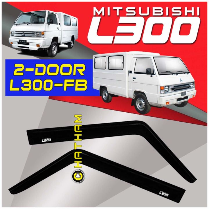 Rain Guard for Mitsubishi L300 ( 2Doors Window Door Visor ) | Lazada PH