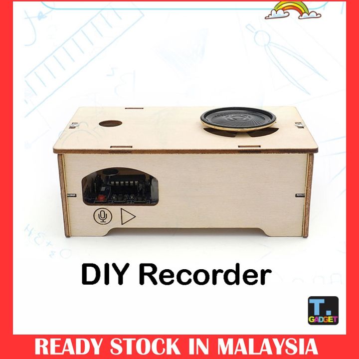 DIY Recording Wood Phonograph Assembling Model Assembling Recorder ...