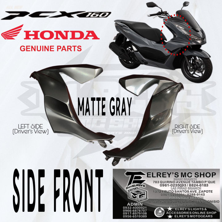 STOCK SIDE FRONT FAIRING (M.GRAY) FOR HONDA PCX 160 | Lazada PH
