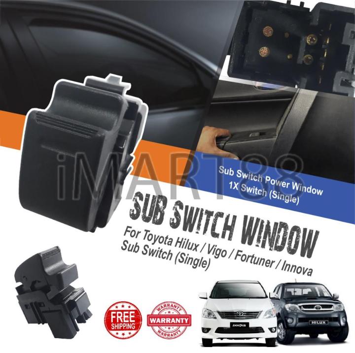 Toyota Hilux Innova Fortuner Vigo Power Window Sub Single Switch 2004 ...