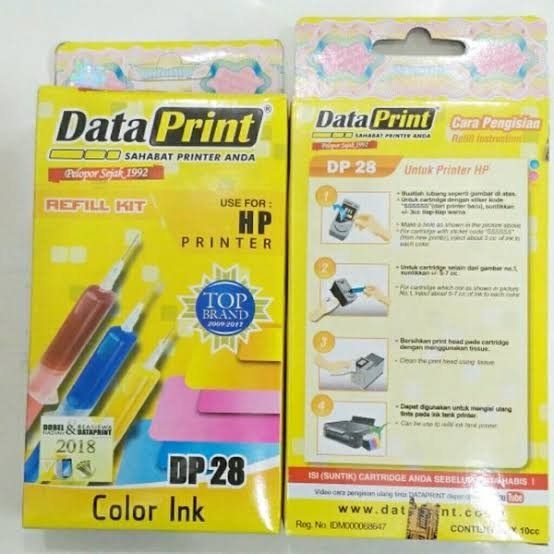 tinta printer canon warna Data print DP-28 | Lazada Indonesia