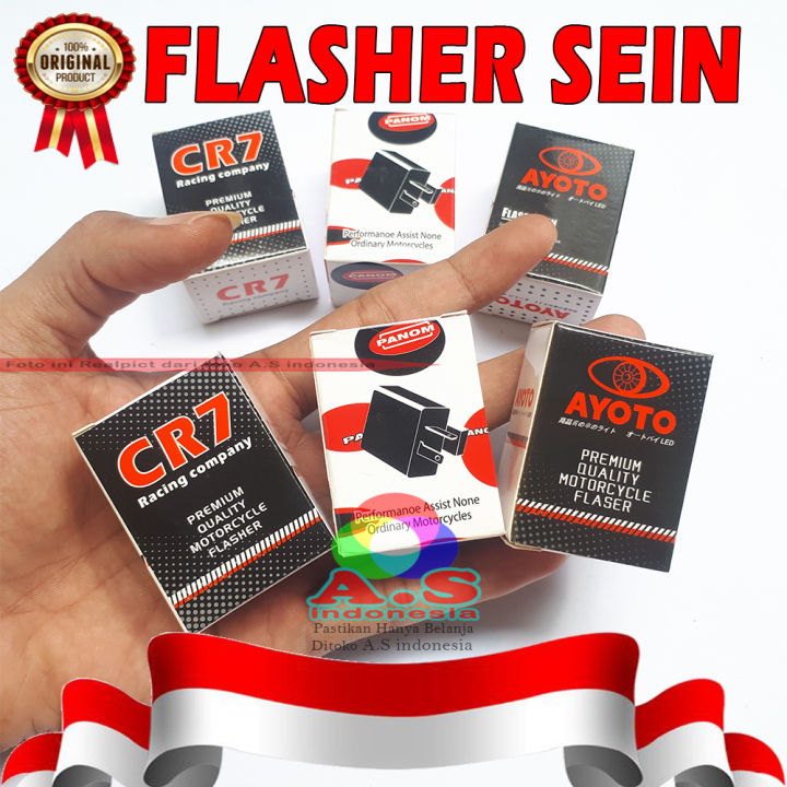 Fleser Sen Led CR7 PANOM AYOTO Sein Bunyi Kedip Cepat / Flasher Lampu ...