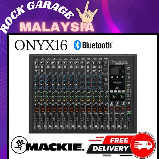 Mackie Onyx16 16-channel Analog Mixer with Multitrack USB (Onyx 16/Onyx ...