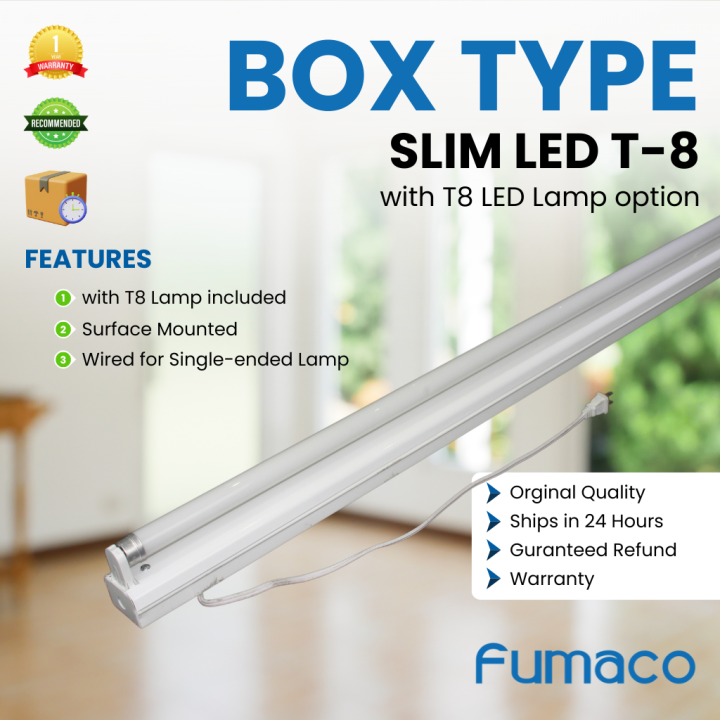 Fumaco Box Type Set with T8 LED tube light included T8 Led Tube & Box ...