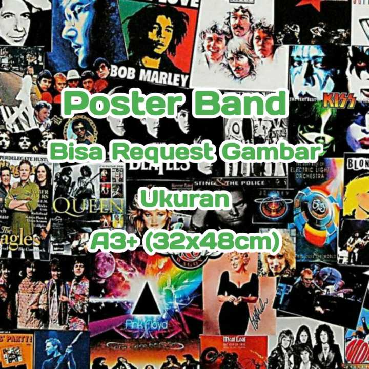 Poster Band Dekorasi Dinding Hiasan Dinding Kamar Rock, Metal, Punk ...