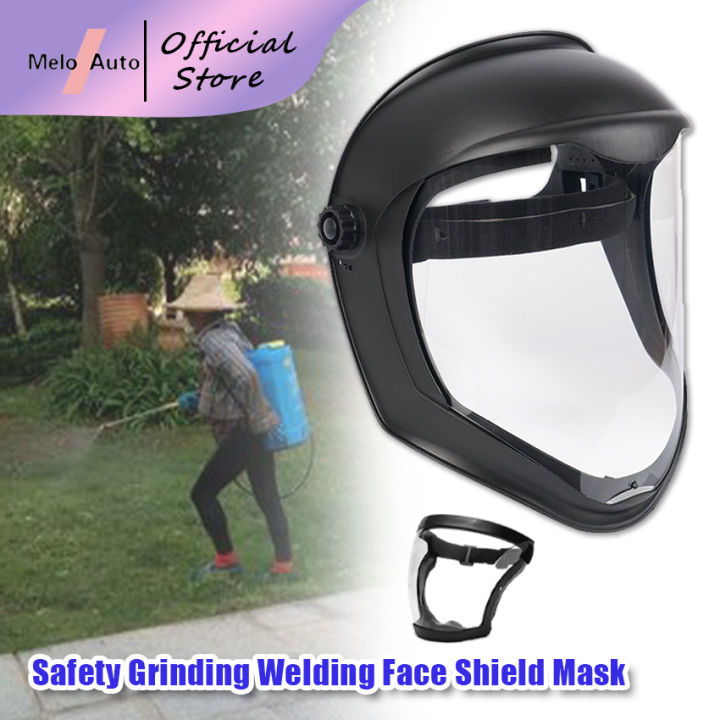 Safety Grinding Welding Face Shield Full Face PC Anti Fog Dustproof ...