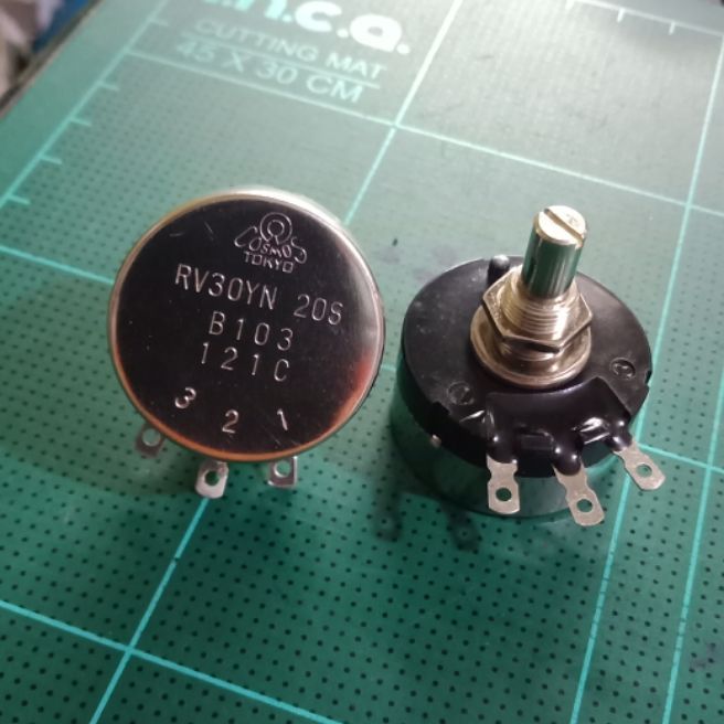 RV30YN 20S B103 = 10K ตัวต้านทานปรับค่าได้แบบไววาวส์ วอลลุ่มปรับค่า ขาย ...