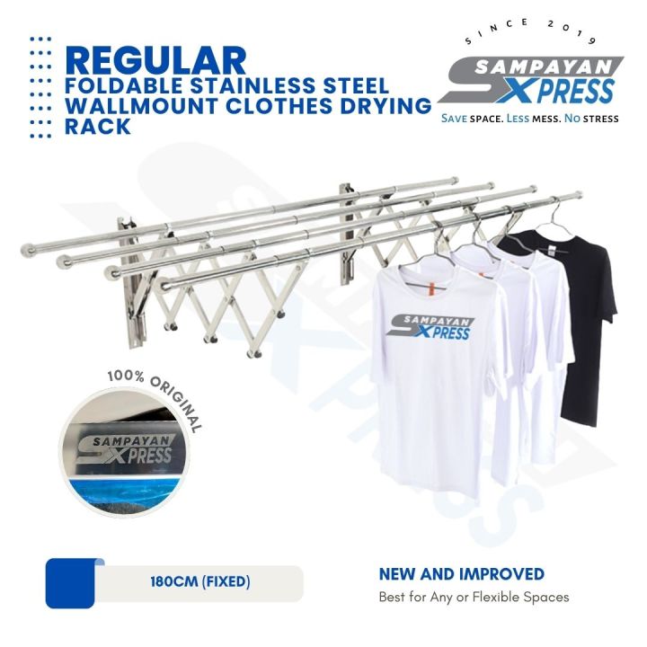 Sampayan Xpress (180cm) Space Saver Stainless Steel Sampayan Laundry ...