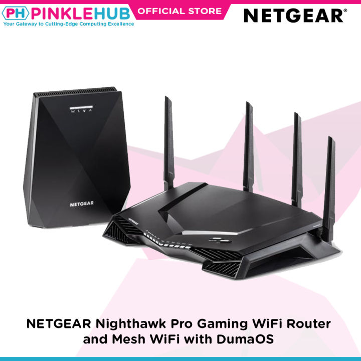 PinkleHub | NETGEAR Nighthawk Pro Gaming WiFi Router and Mesh WiFi with ...