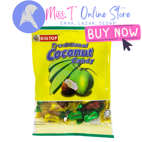 [MT] Big Top Traditional Coconut Candy 100gm | Lazada
