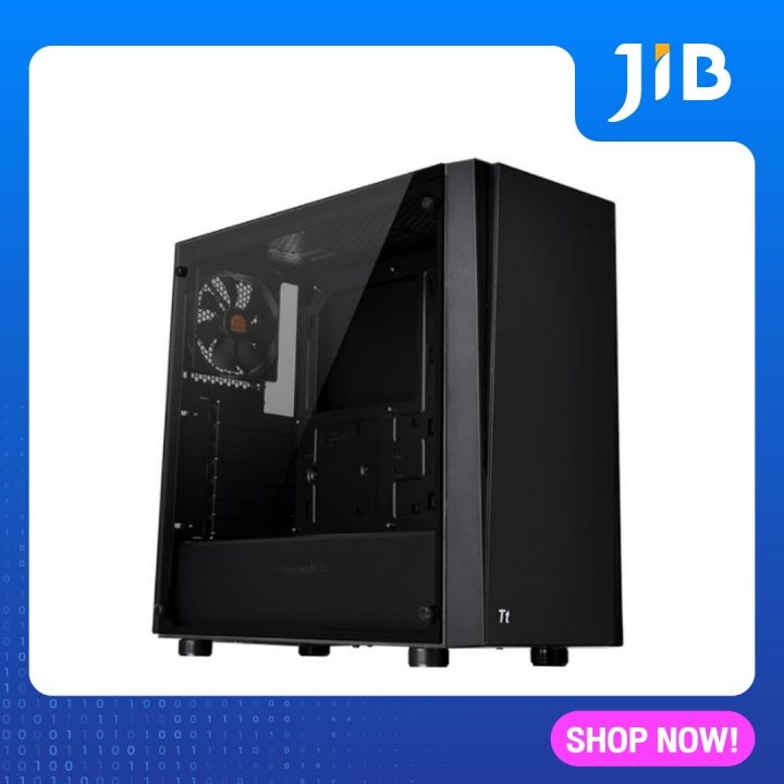 CASE (เคส) THERMALTAKE VERSA J21 TEMPERED GLASS (BLACK) | Lazada.co.th